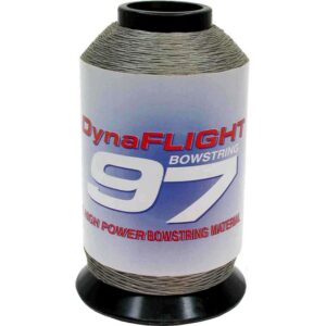 bcy dynaflight 97 bowstring material silver 1/4 lb.