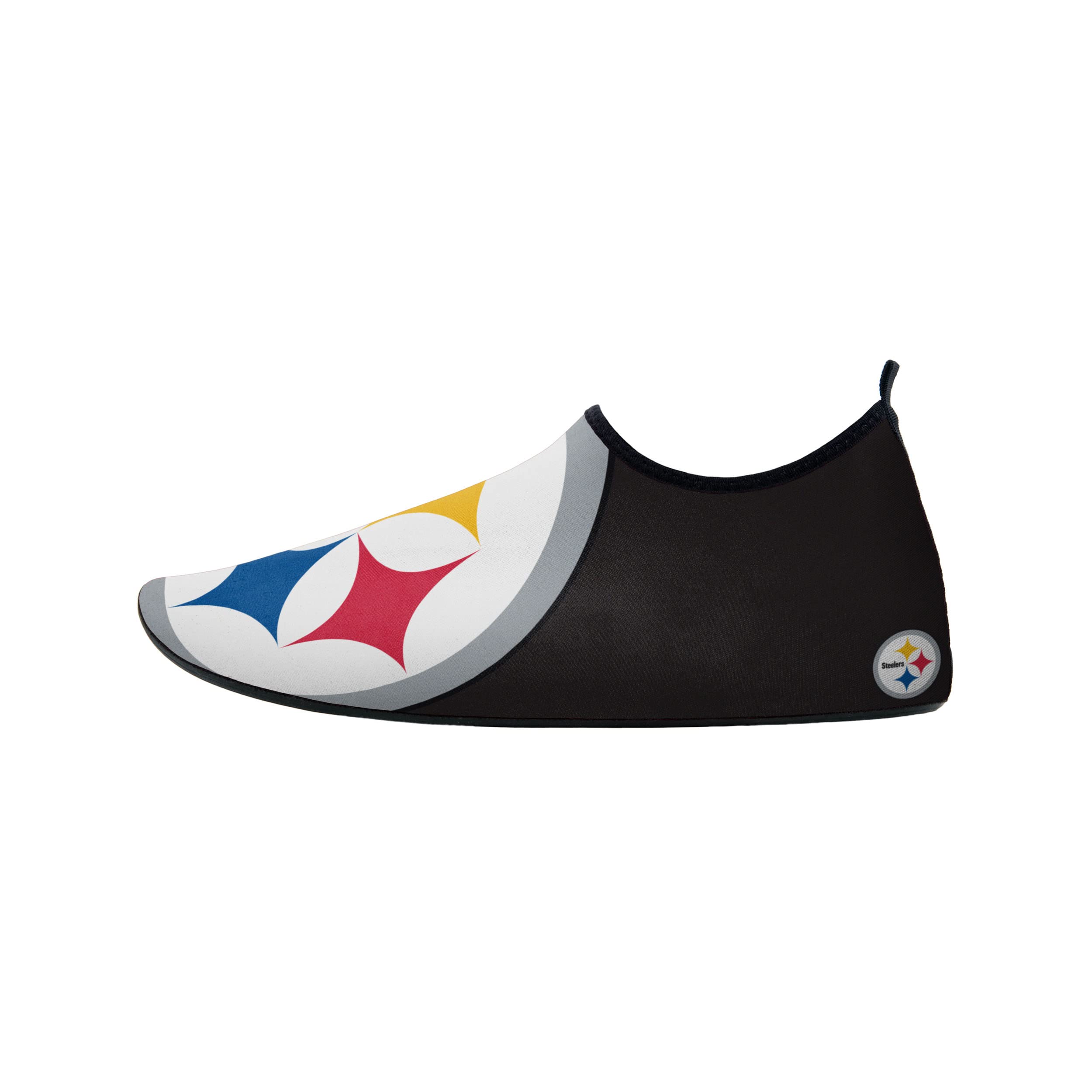 FOCO Pittsburgh Steelers NFL Mens Colorblock Water Shoe