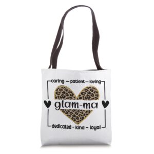 best glam-ma grandmother appreciation glam-ma grandma tote bag