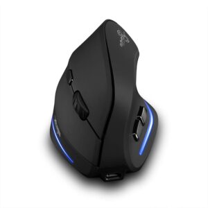 zelotes rechargeable wireless mouse for laptop,2400 dpi vertical ergonomic mouse,usb optical mouse, wireless computer mouse,portable mice for pc,mac