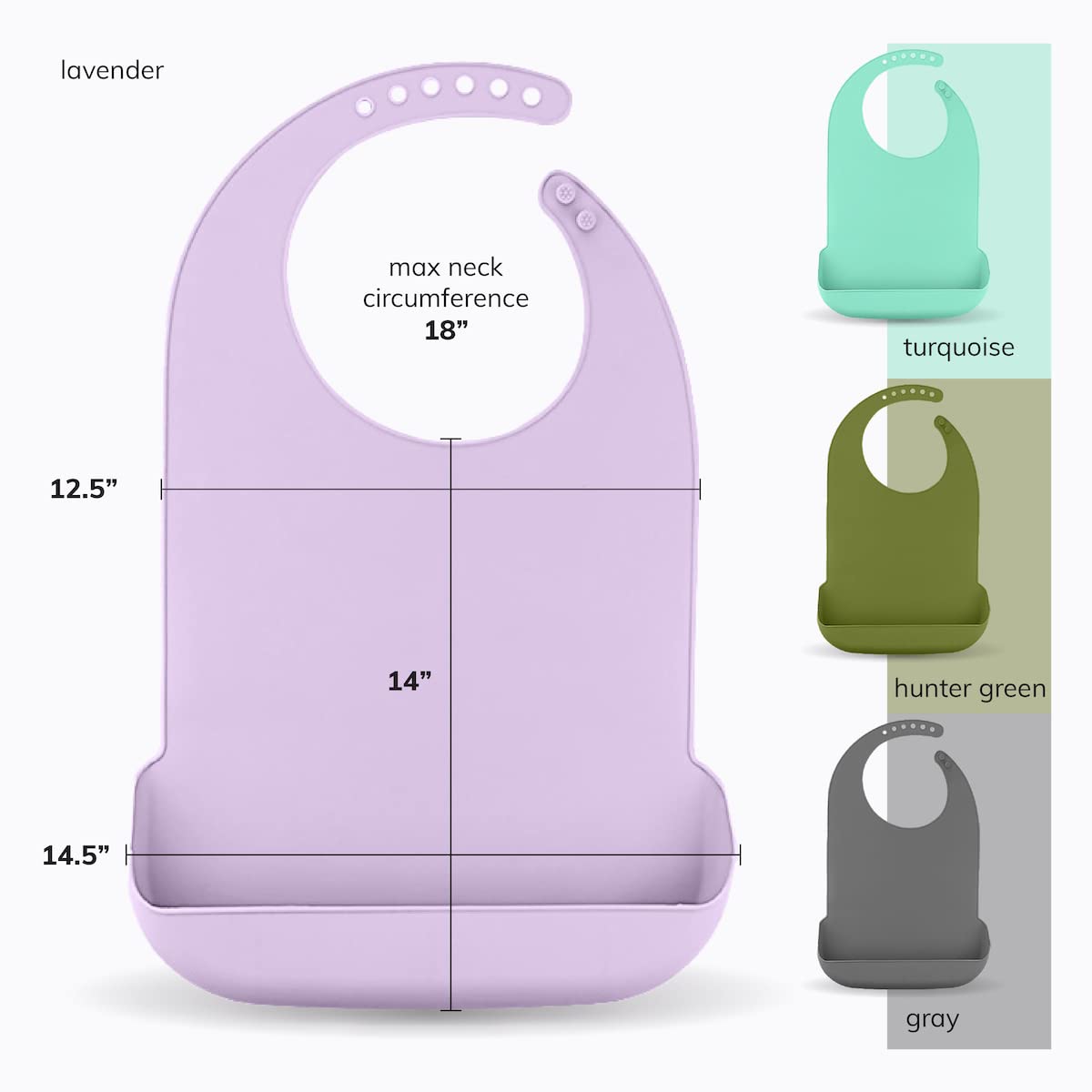 BraceAbility Silicone Adult Bib for Eating - Washable Clothing Protector, Crumb Catcher for Elderly Men, Women, Home Care