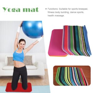 Yoga Mat Knee Pad Elbow Cushion 6mm Fits Standard Mats for Pain Free Joints in Yoga Pilates Floor Workouts