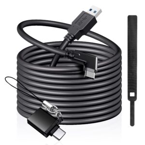 ogbkegc for quest oculus link cable, 16ft quest 2 vr headset cables for pc, occulus two rift long data 5m connection cable