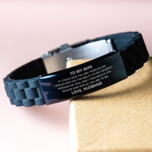 to My Wife Bracelet, If I Could Give You One Thing in Life, Best Birthday Gifts, from Husband