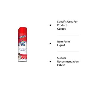 Resolve Pet Specialist Heavy Traffic Foam, Carpet Cleaner, Pet Stain and Odor Remover, 22oz