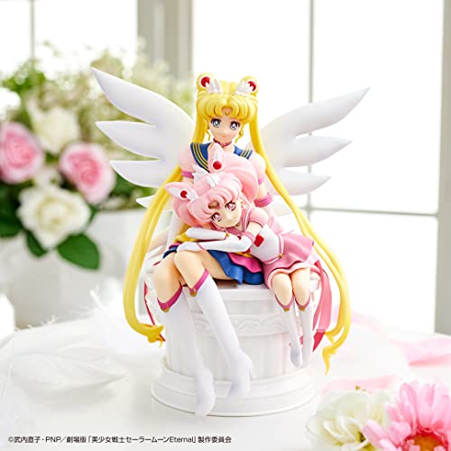 Ichibansho Figure - The Movie Sailor Moon Eternal - Eternal Sailor Moon & Eternal Sailor Chibi Moon (Eternal Sailor Guardians), Bandai Spirits Collectible Statue