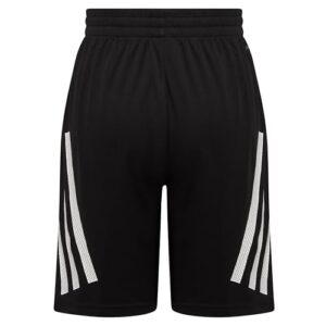 adidas Boys' Elastic Waistband Bold 3S Short, Black, L(14/16)