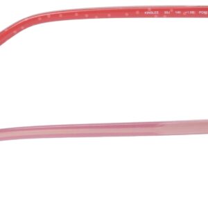 Kate Spade New York Women's Kate Spade Female Optical Style Kinslee Round Reading Glasses, Pink/Demo Lens, 48mm, 19mm + 2.5