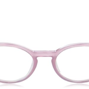 Kate Spade New York Women's Kate Spade Female Optical Style Kinslee Round Reading Glasses, Pink/Demo Lens, 48mm, 19mm + 2.5