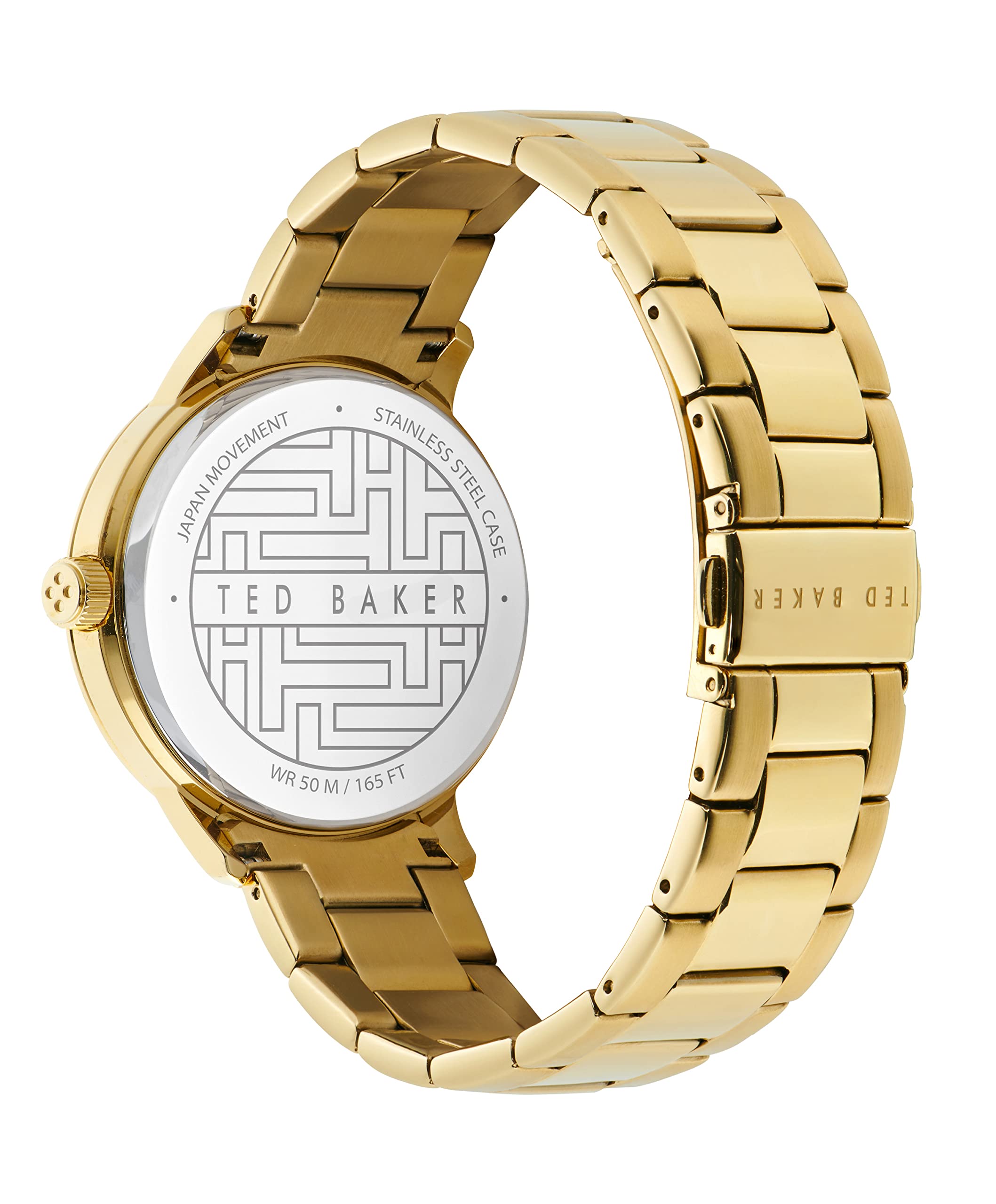 Ted Baker Cosmop Gold Tone Stainless Steel Bracelet Watch (Model: BKPCSF1149I)