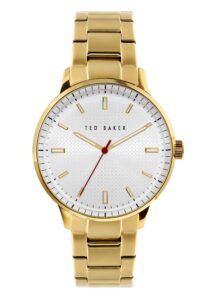 ted baker cosmop gold tone stainless steel bracelet watch (model: bkpcsf1149i)