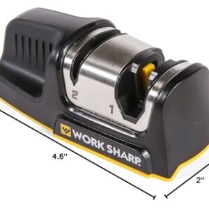 Work Sharp Kitchen Edge Sharpener - Ergonomic - For Chef, Santoku, Paring, & Serrated Knives