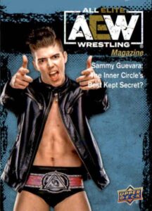 2021 upper deck all elite wrestling aew #100 sammy guevara official trading card