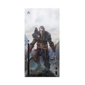 Head Case Designs Officially Licensed Assassin's Creed Male Eivor 2 Valhalla Key Art Matte Vinyl Sticker Gaming Skin Decal Cover Compatible with Xbox Series X Console and Controller Bundle