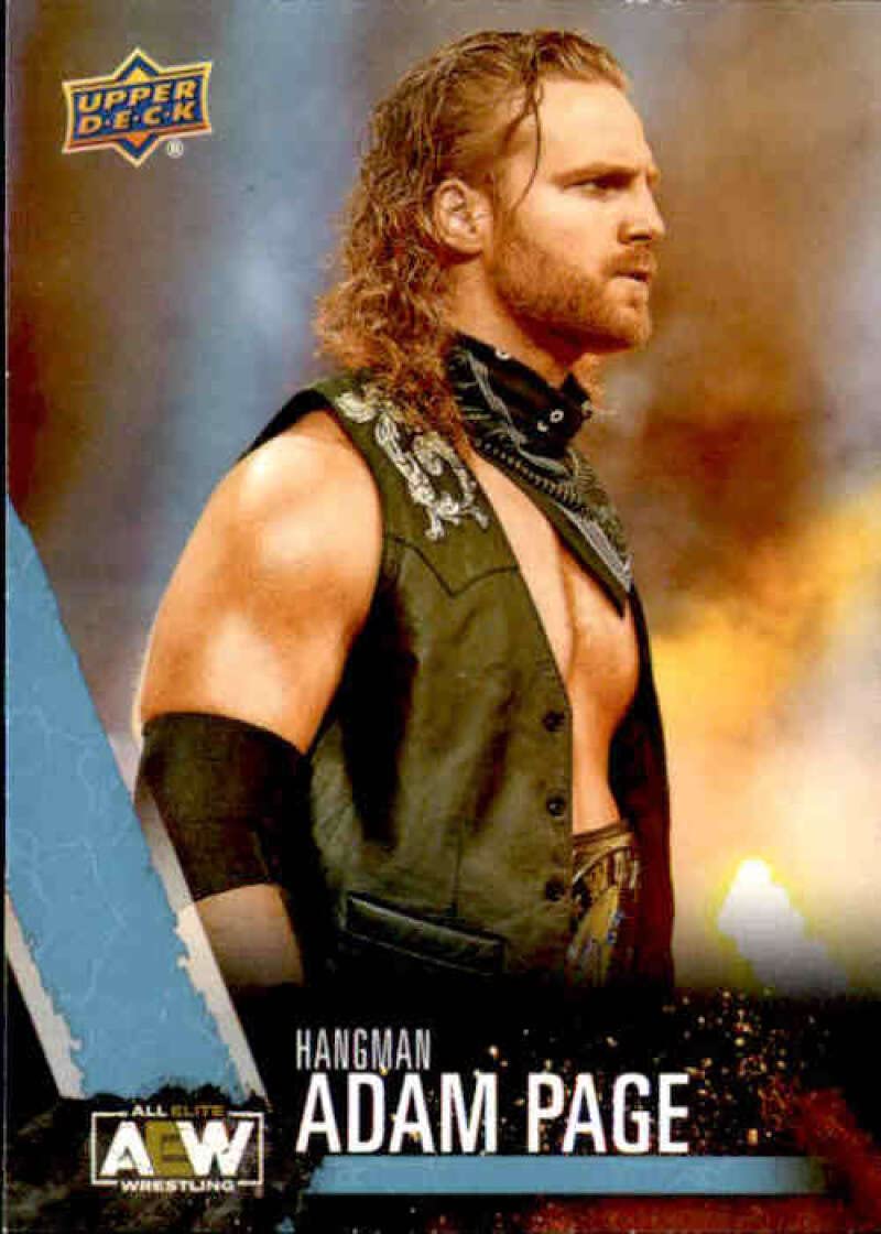 2021 Upper Deck All Elite Wrestling AEW #7 Hangman Adam Page Official Trading Card