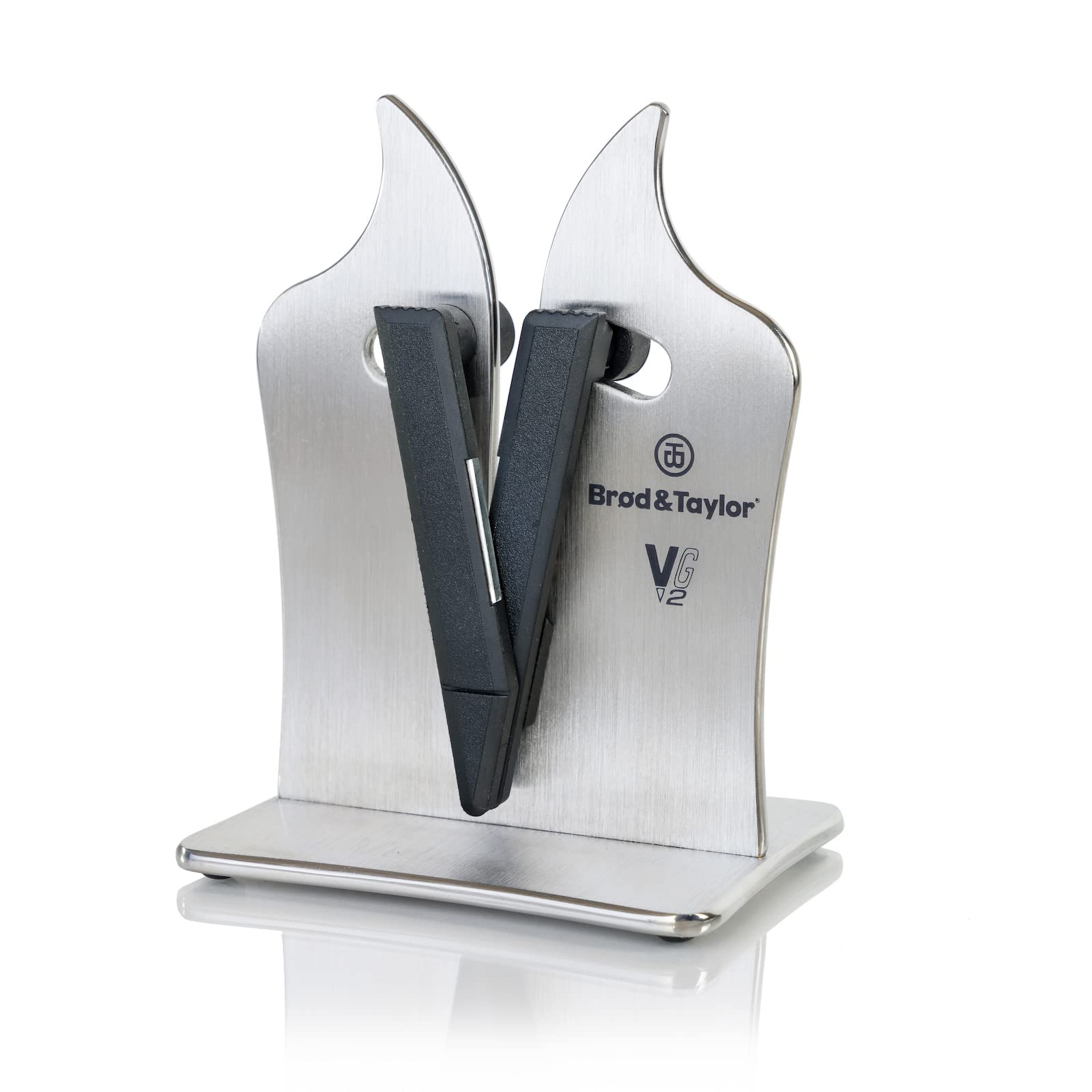 Brod & Taylor VG2 Professional Knife Sharpener | 3-Action Tungsten Carbide (Stainless Steel)