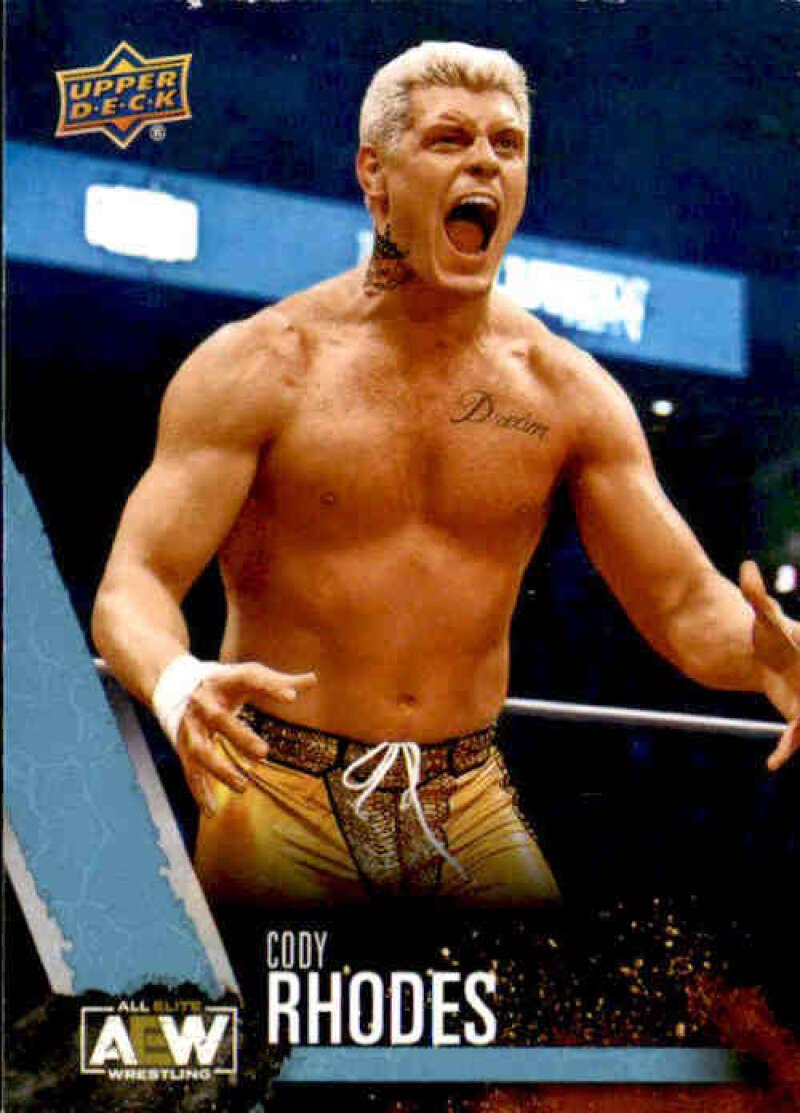 2021 Upper Deck All Elite Wrestling AEW #1 Cody Rhodes Official Trading Card