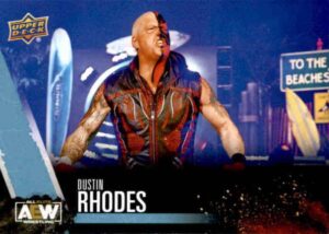 2021 upper deck all elite wrestling aew #4 dustin rhodes official trading card