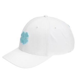 Black Clover Cool Luck 6 White hat/Blue Radiance Clover Snapback