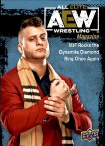 2021 upper deck all elite wrestling aew #94 mjf official trading card