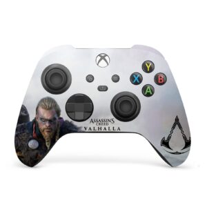 Head Case Designs Officially Licensed Assassin's Creed Male Eivor 2 Valhalla Key Art Matte Vinyl Sticker Gaming Skin Decal Cover Compatible with Xbox Series X Console and Controller Bundle