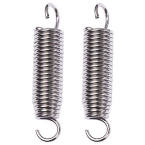 replacement bass drum foot pedal spring 2pcs stainless steel for percussion instrument parts