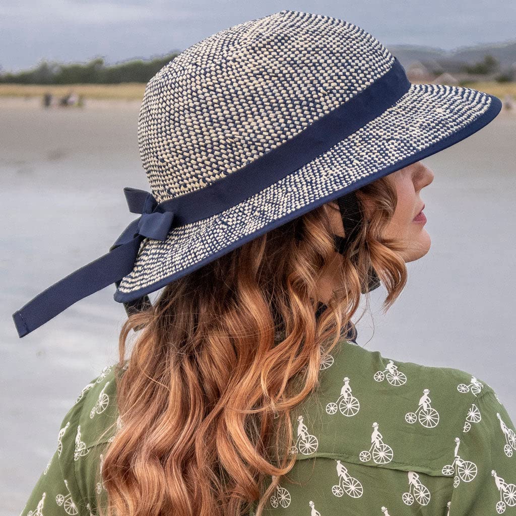 Straw Hat Bike Helmet Shibori Blue Cover Only (Shibori Blue, M - US Small)