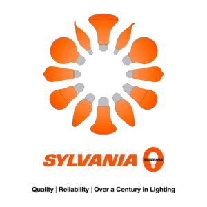 LEDVANCE Sylvania Night Chaser LED PAR38 Light Bulb, 250W = 23W, 22 Year, Dimmable, Super Bright 2650 Lumens, Wet Rated, 5000K, Daylight - 2 Pack (41358)