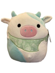 squishmallows official kellytoy plush 11 inch (belana the cow)