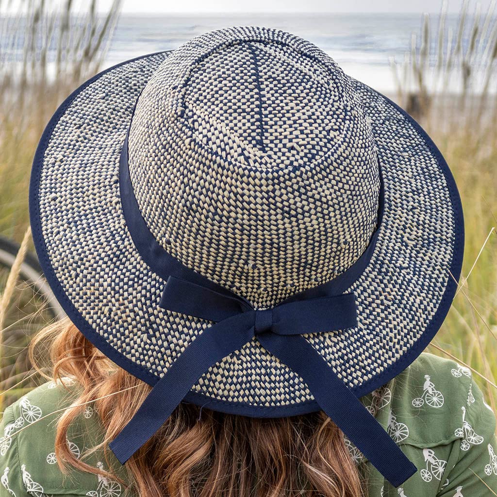 Straw Hat Bike Helmet Shibori Blue Cover Only (Shibori Blue, M - US Small)