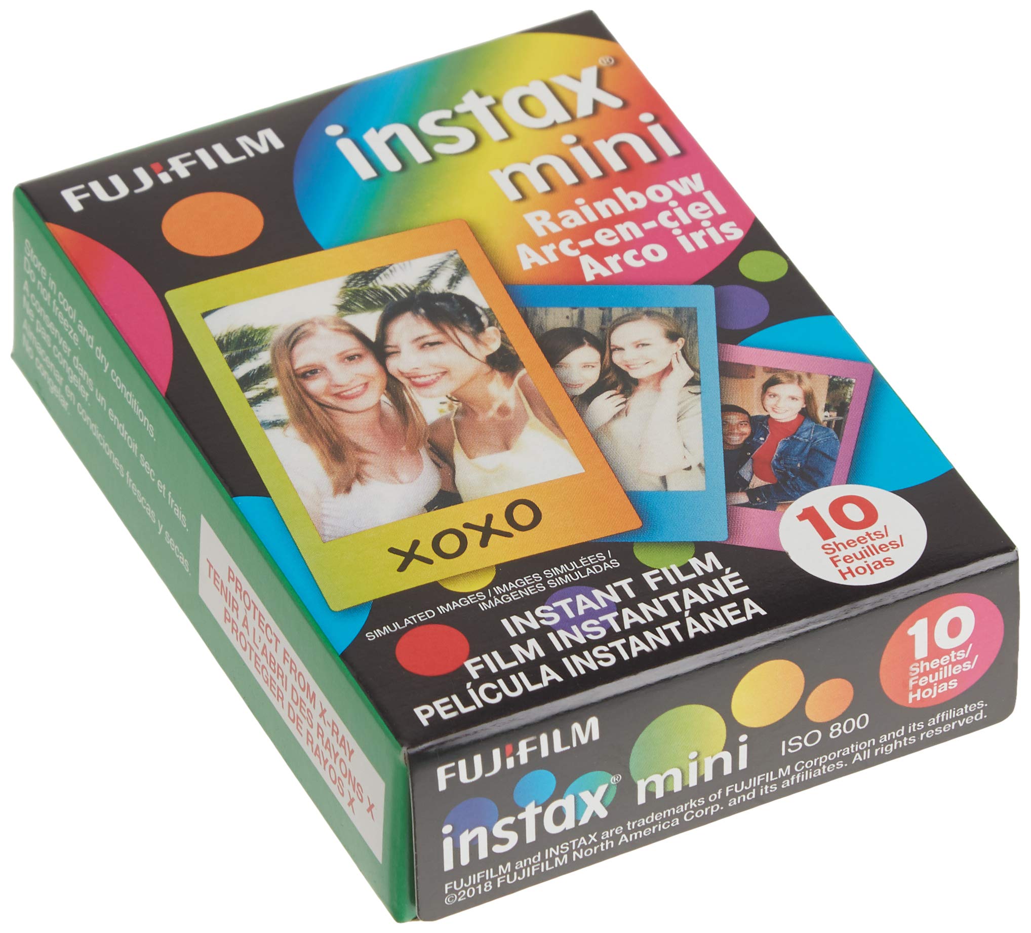 Fujifilm Instax Mini Rainbow Film - 10 Exposures (Pack of 2)