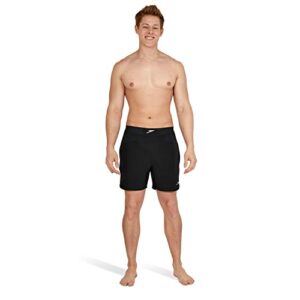 Speedo Men's Standard Swim Trunk Short Length Fitness Training, Anthracite, Large