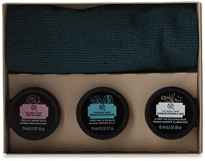 the body shop pamper me please face mask kit gift set for all skin types