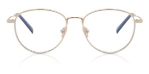 tom ford tf5749b blue block eyeglasses 028 gold/black 52mm ft5749