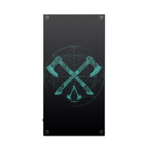 Head Case Designs Officially Licensed Assassin's Creed Dual Axes Valhalla Key Art Matte Vinyl Sticker Gaming Skin Decal Cover Compatible with Xbox Series X Console and Controller Bundle