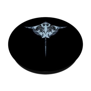 Polynesian Tattoo Tribal Ocean Animal Stingray Manta Ray PopSockets Swappable PopGrip