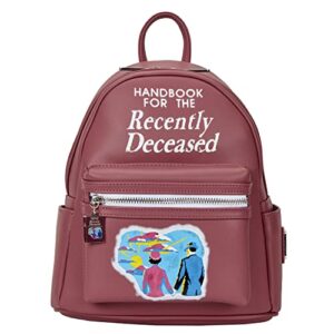 loungefly beetlejuice handbook for the recently deceased womens double strap shoulder bag purse