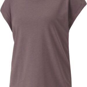 PUMA Women's Studio Foundation Tee, Dusty Plum Heather, Small