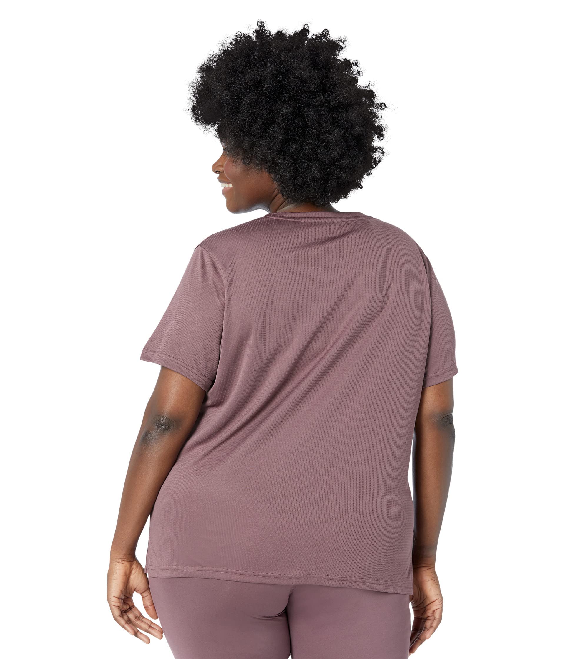 PUMA Women's Plus Size Performance Tee, Dusty Plum, 3X