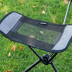 YWHWLX Camping Chair Foot Rest for Hammock Chair Foldable Attachable Footrest Attachment with Retractable Design for Hiking Fishing Beach (Gray)