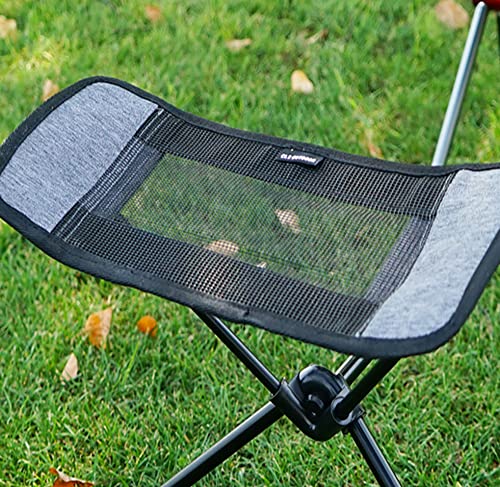 YWHWLX Camping Chair Foot Rest for Hammock Chair Foldable Attachable Footrest Attachment with Retractable Design for Hiking Fishing Beach (Gray)