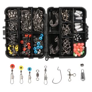 170pcs pack fishing accessories kit for saltwater, 3600 fishing tackle box