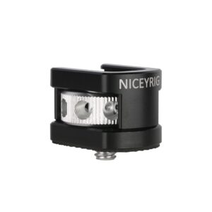 niceyrig cold shoe mount adapter with 1/4’’ mounting screw for microphone flash led video light - 499