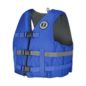 mustang survival - livery sport foam adult pfd (blue - xl/xxl)