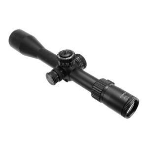 shotac rifle scope 6-24x52, 34mm tube, high resolution for long range shooting up to 4000 meter, ffp, ipx7 waterproof & shock proof of .223, 308, 338, 3006, 45, 50, durable and accurate