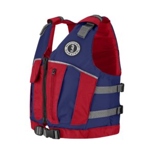 mustang survival - youth reflex foam pfd (red/navy)