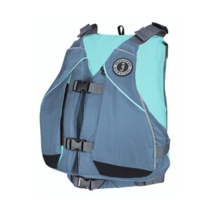 mustang survival - moxie foam adult pfd (slate/aqua - xl/xxl)