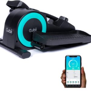 Cubii JR2+, Under Desk Elliptical, Bike Pedal Exerciser, with Bluetooth Fitness Tracker Sync, Work from Home Fitness, Exerciser for Seniors, Desk Exercise