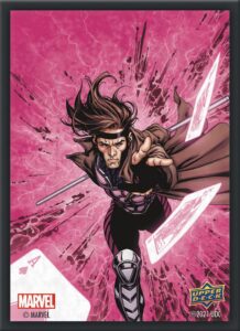 upper deck gambit marvel card sleeves,multi