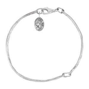 Silpada 'Graceful Lady' Bangle Bracelet in Sterling Silver, 8"